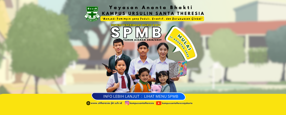 Pengumuman SPMB KB-TK – Kampus Ursulin Santa Theresia