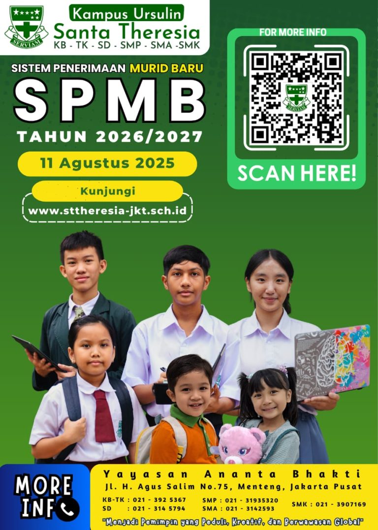Pengumuman SPMB SMP – Kampus Ursulin Santa Theresia