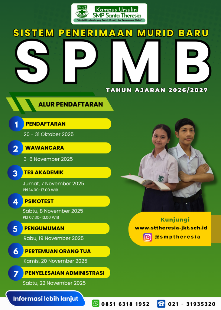 SPMB SMP – Kampus Ursulin Santa Theresia